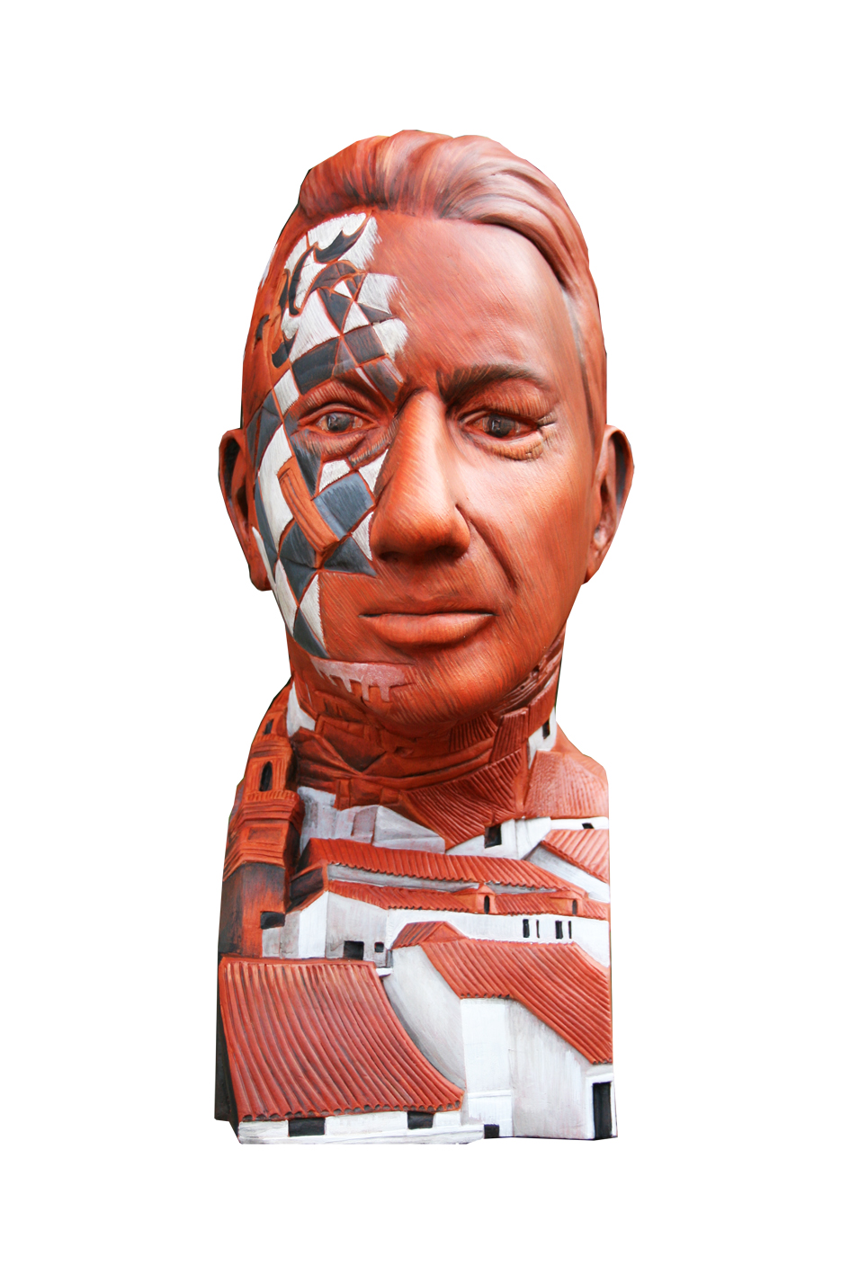 Michael Portillo Painted terracotta